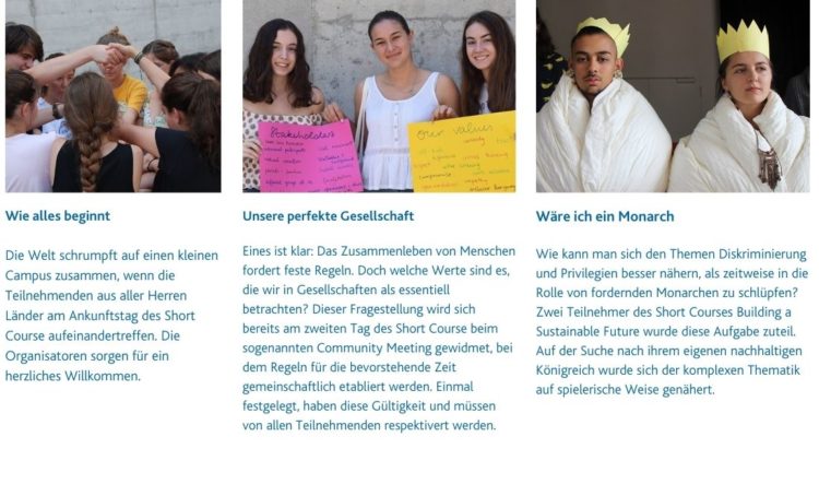 Bewerbungsstart UWC Short Courses · UWC Deutschland